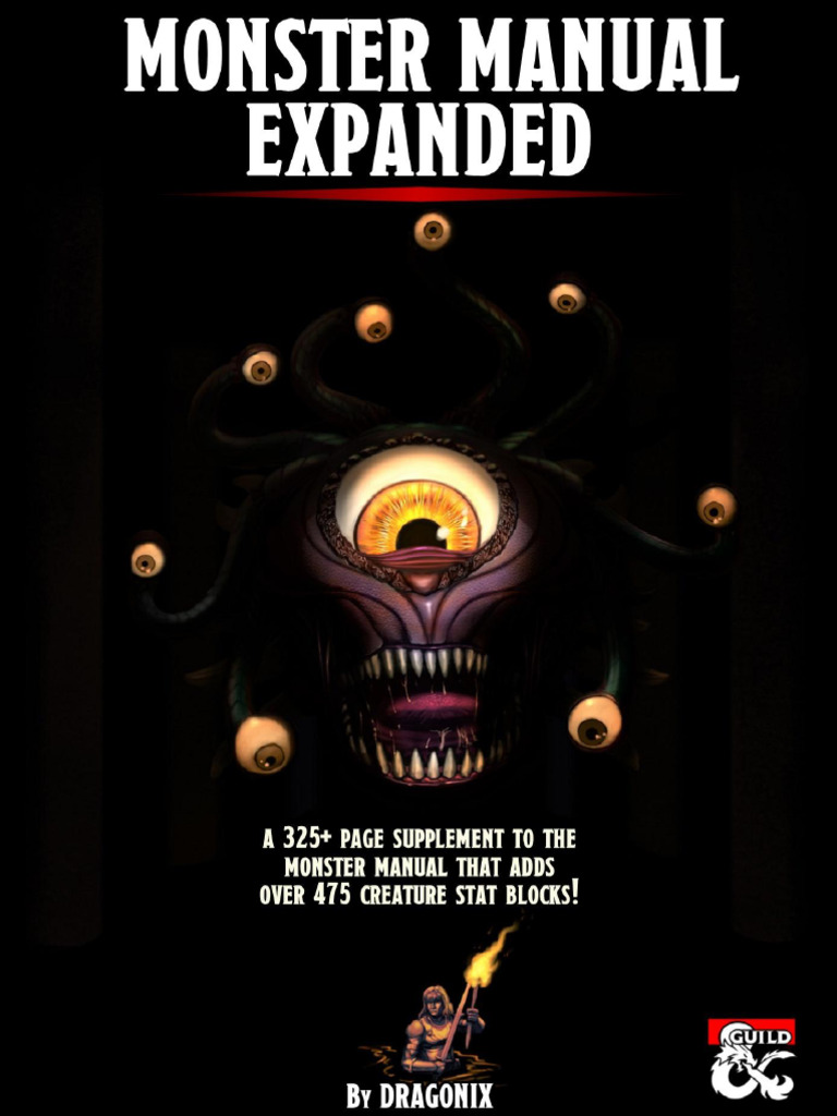 D&D - Monster Manual Expanded (5e) | PDF