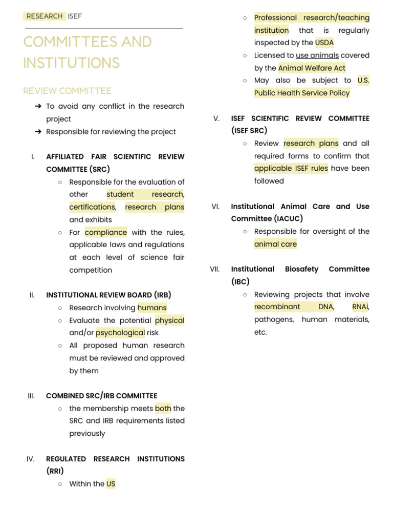 Research - International Science and Engineering Fair (ISEF) | PDF ...