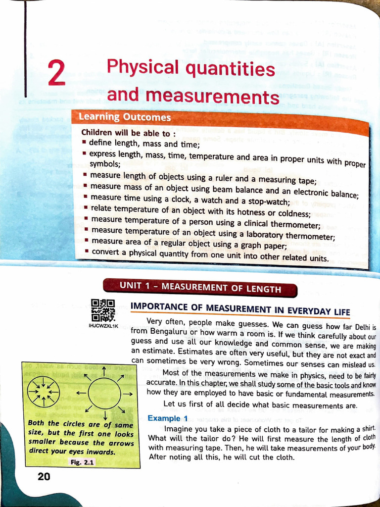 Elementary physics chapter 2 class 7 | PDF