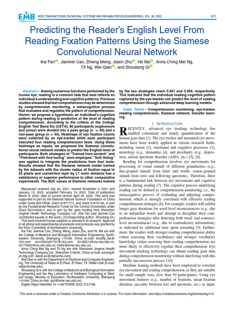 Predicting Reading Comprehension Levels | PDF | Receiver Operating ...