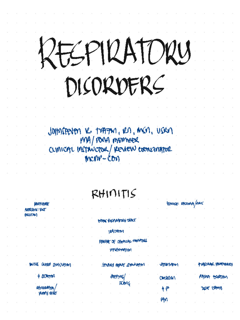 Patho Respiratory | PDF