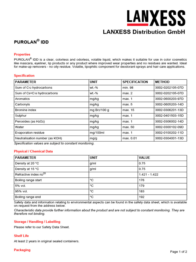Tds Purolan Id Abr 2020 | PDF