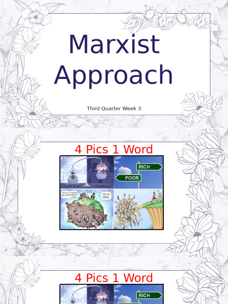 Marxist Approach | PDF