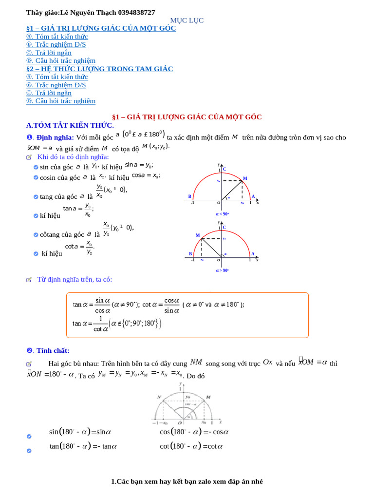 He Thuc Luong Trong Tam Giac | PDF