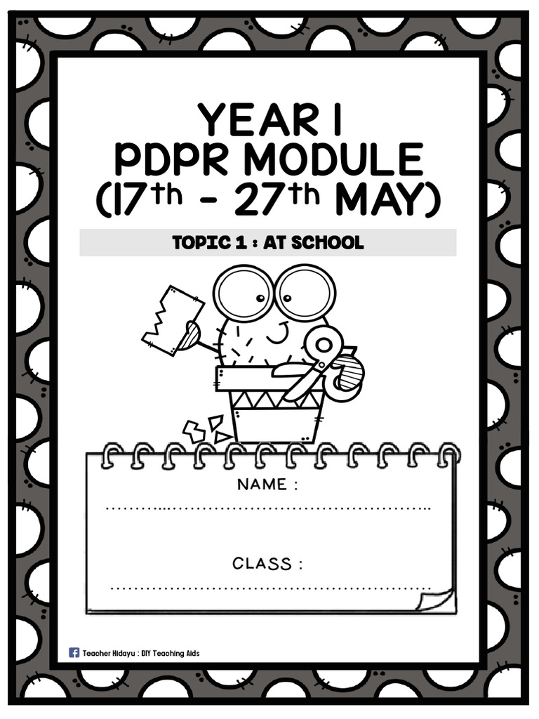 Module PDPR Year 1 | PDF | Pencil | Graphite