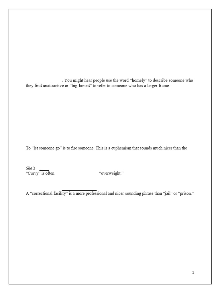 Understanding Euphemism, Antithesis, and Oxymoron | PDF | Linguistics