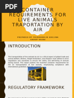 Iata Live Animals Acceptance Check List | PDF | Transport | Business
