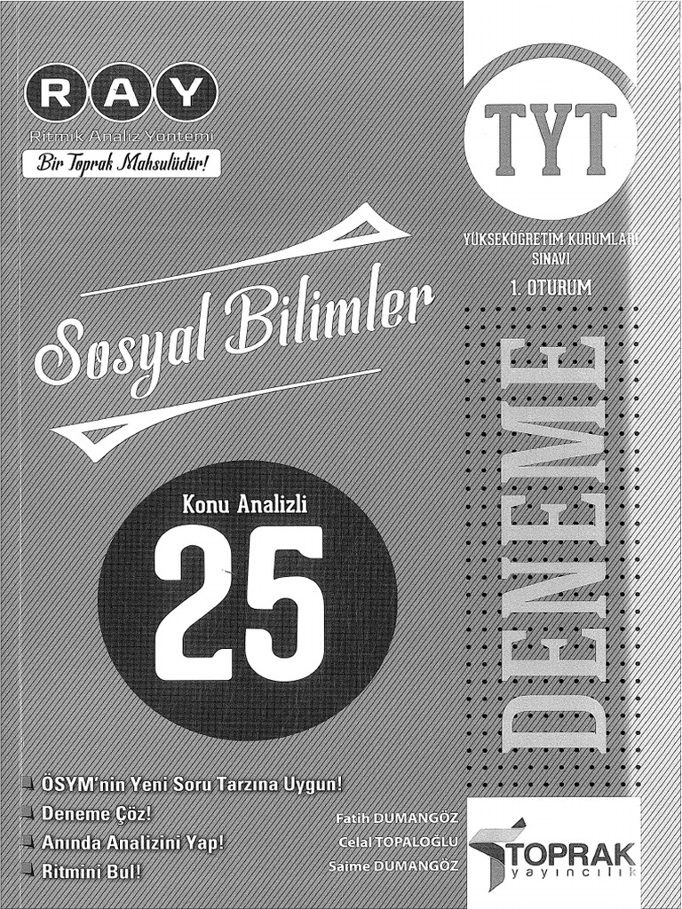 Toprak Yayınları - TYT Sosyal Bilimler - 25'li Deneme | PDF