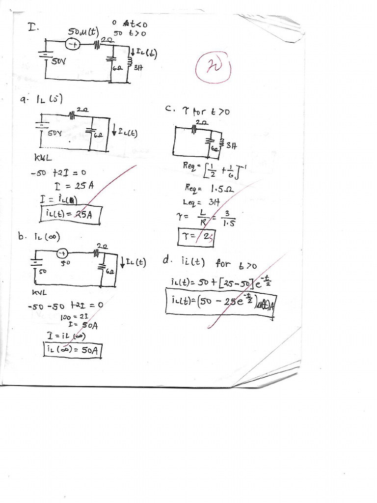 quiz1 ckts 2 | PDF