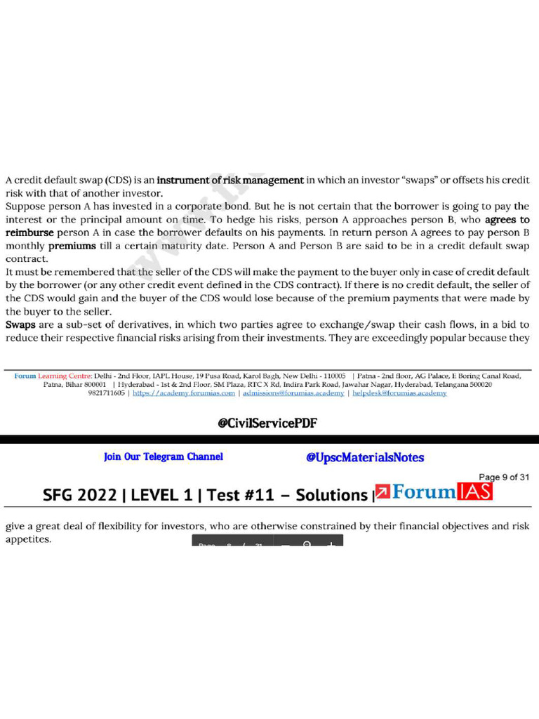 Credit Default Swap | PDF