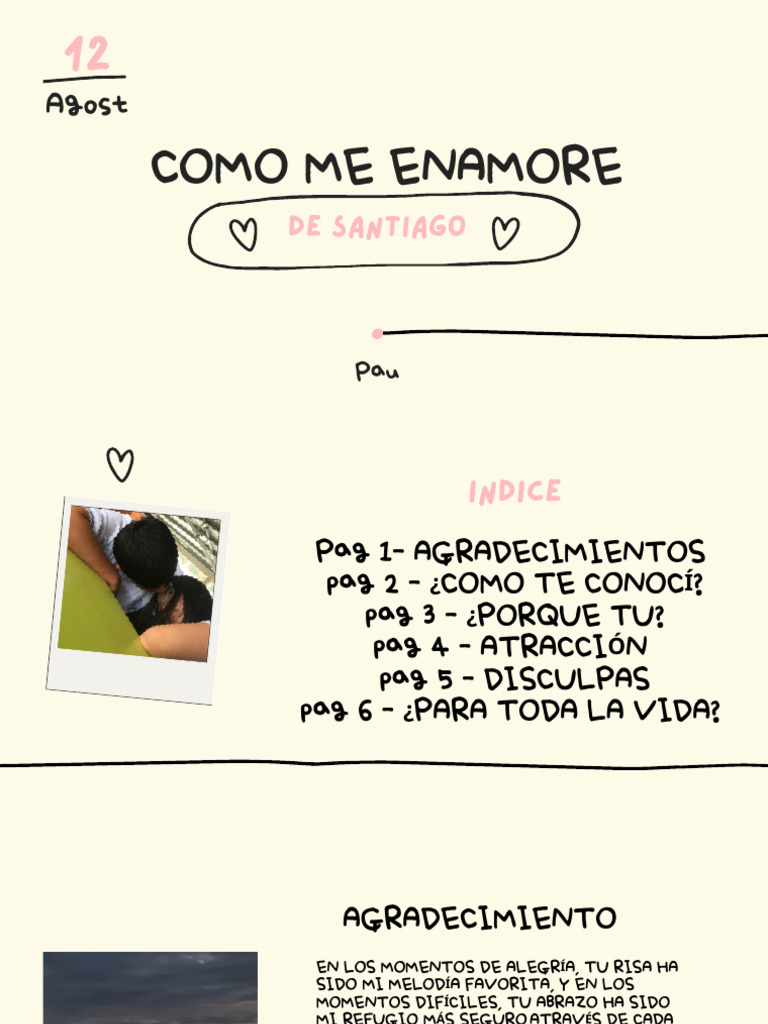 Agost: Como Me Enamore | PDF