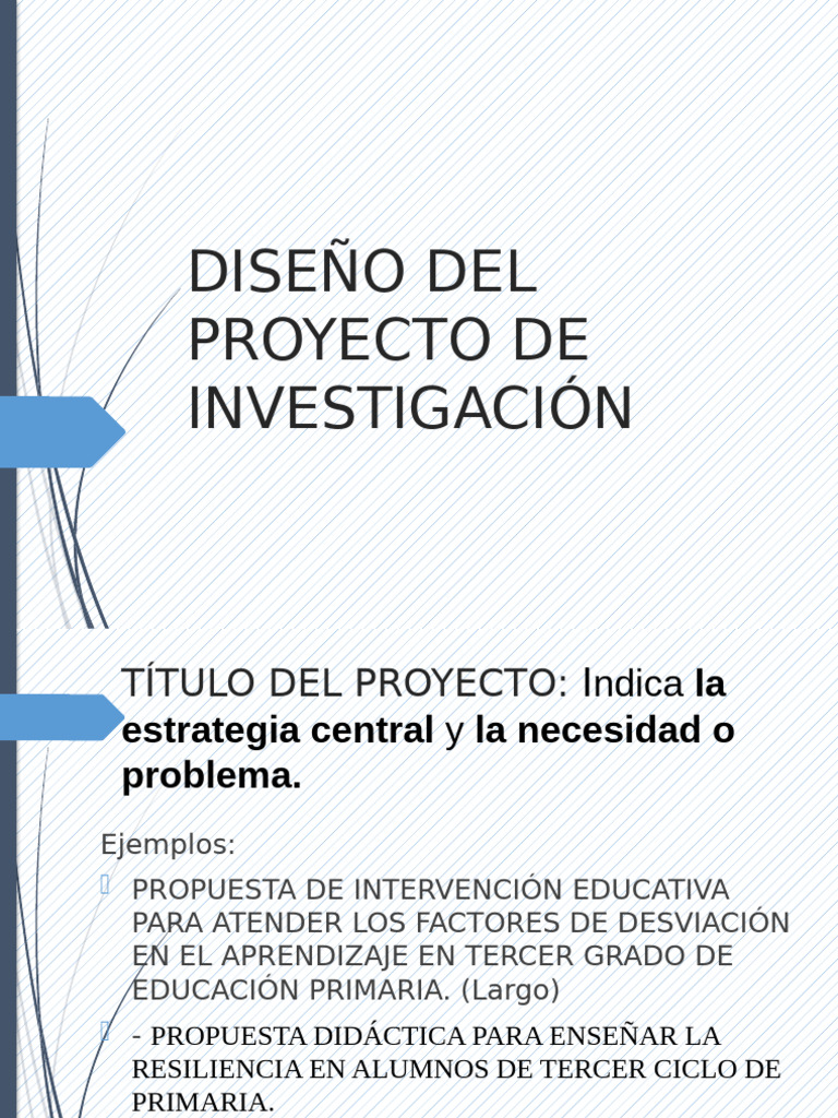 Ejemplo de Diseño-Proyecto Inv | PDF | Aprendizaje | Enseñando