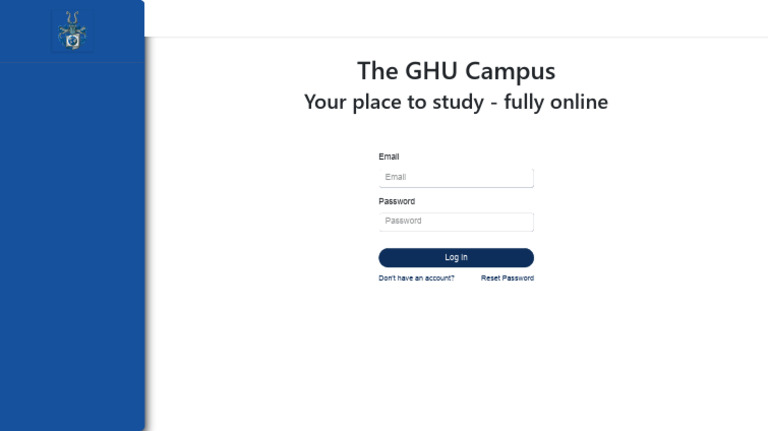 GHU Campus: Online Study Portal | PDF