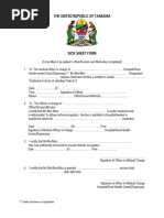 Hospital Sick Sheet Form1 | PDF
