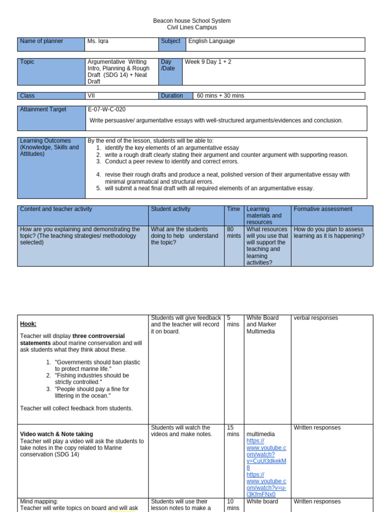 Term 2 Week 9 & 10 Eng G7 LP | PDF | Learning | Reading Comprehension