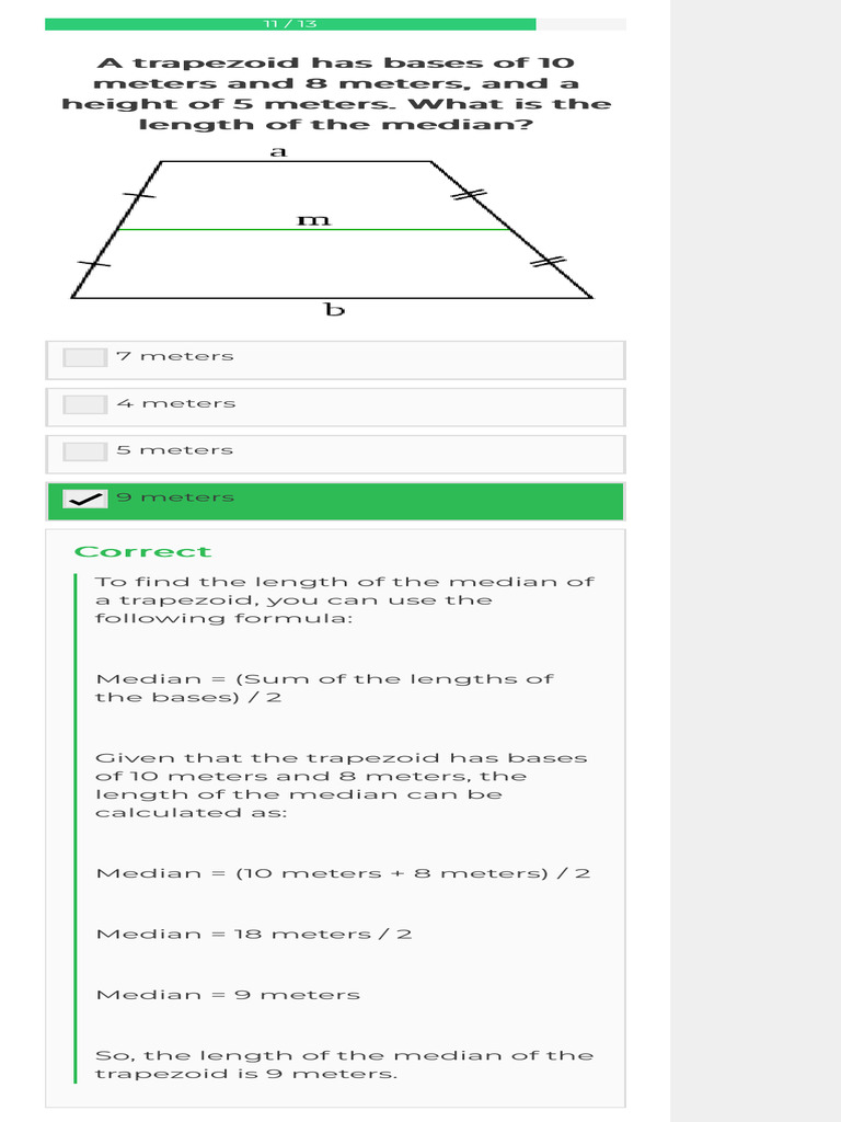 Math (Geometry) Practice Test | PDF