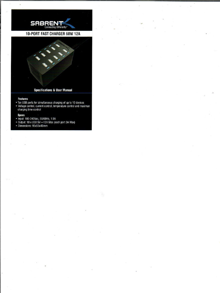 10 Port Radio Charger | PDF