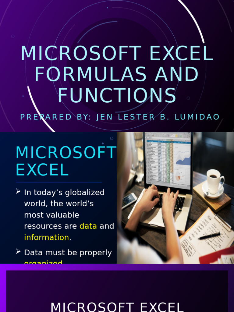 Empowerment Technology Lesson 8 | PDF | Microsoft Excel | Spreadsheet