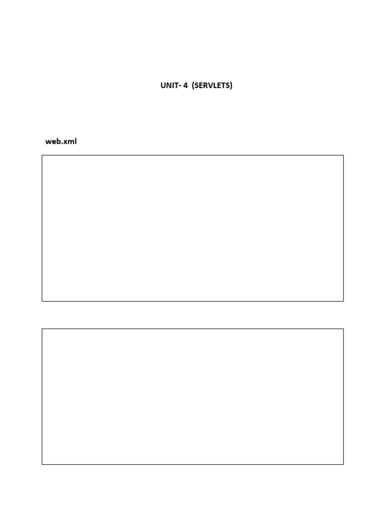 Servlet Examples WIT Unit-4 | PDF | Java Specification Requests | Java Platform