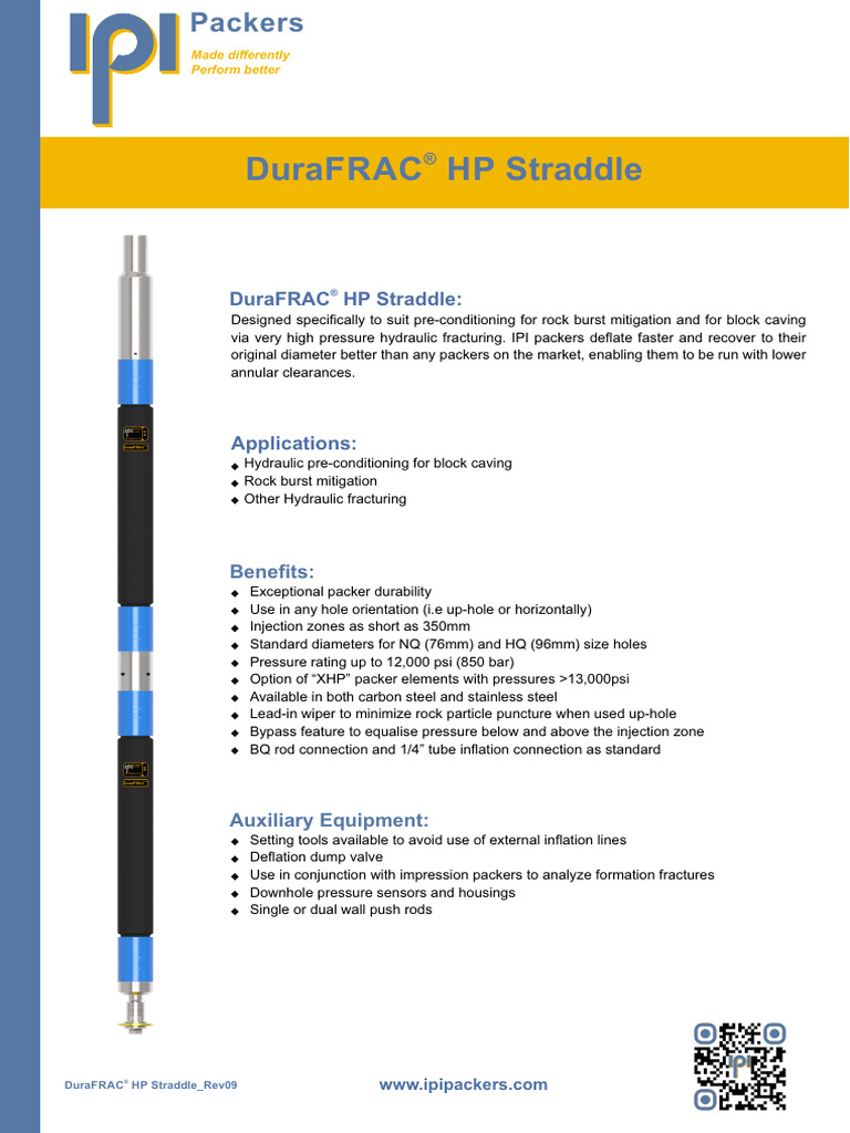 Straddle Packer Hidrofractura | PDF | Mechanical Engineering