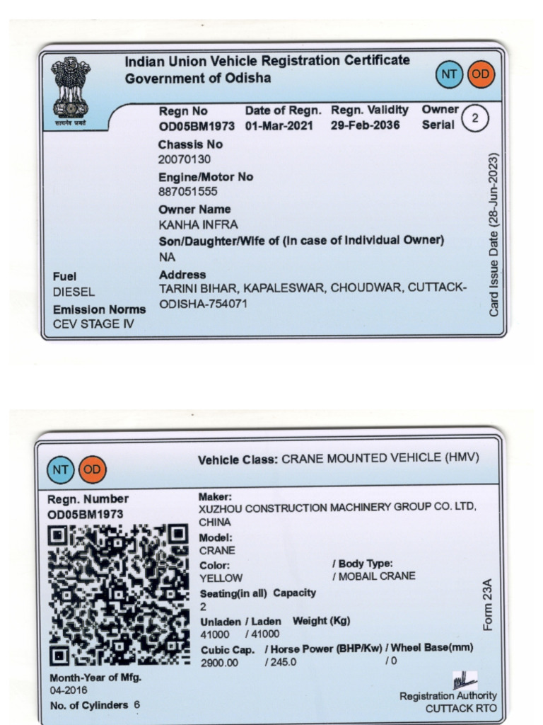 Annexure-6 - Crane Documents | PDF | Insurance | Exhaust Gas