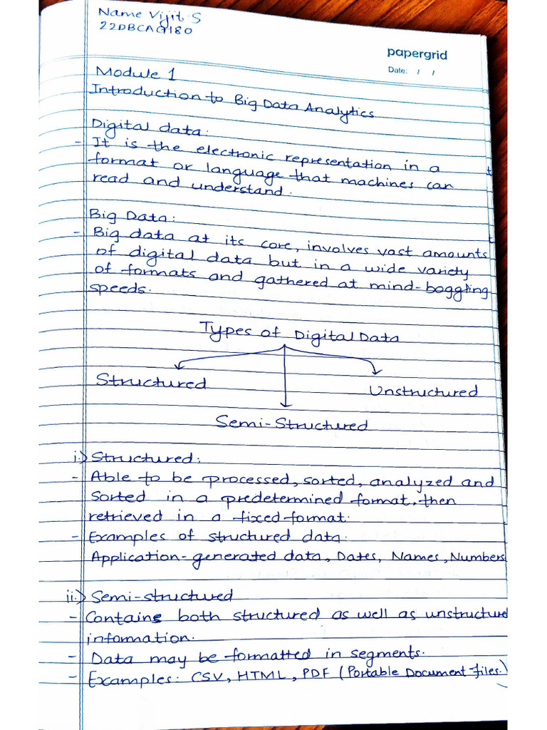 BDA Module 1 Vijit | PDF