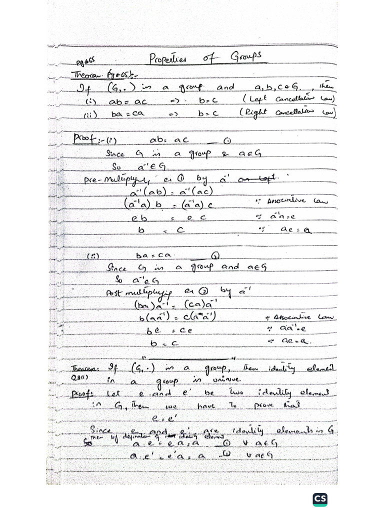 Properties of Group | PDF