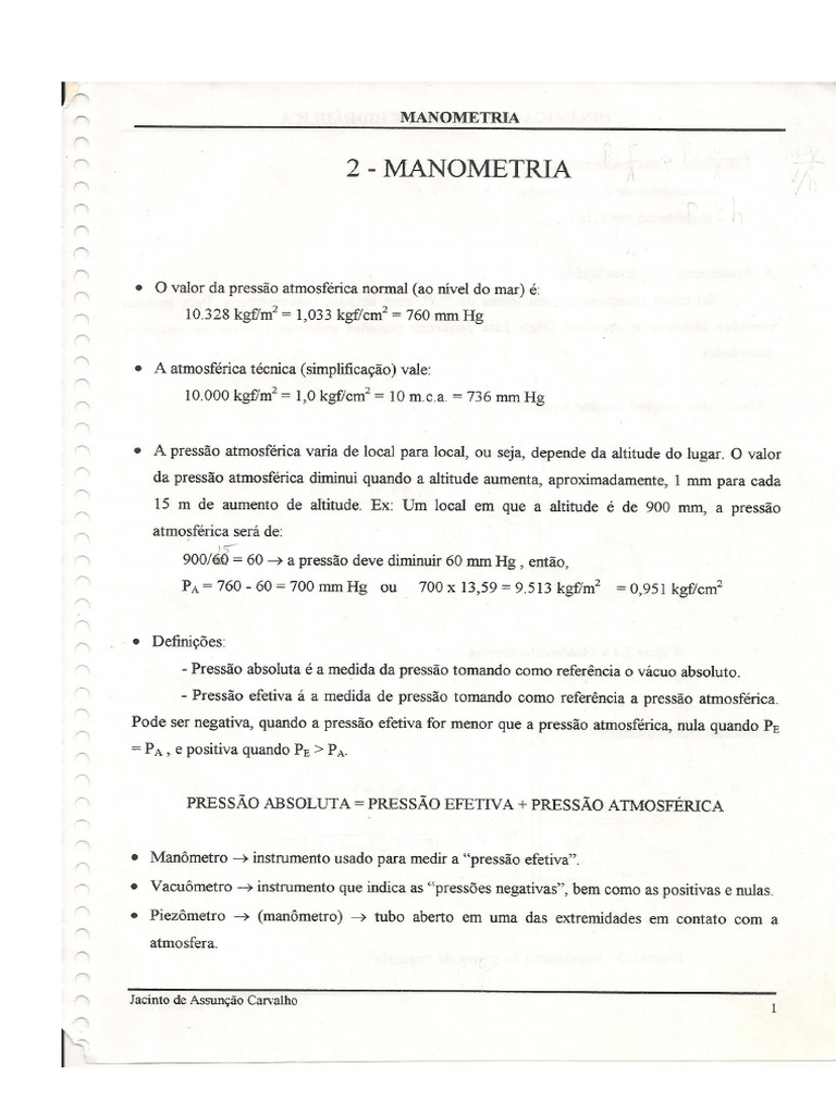 Manometria | PDF