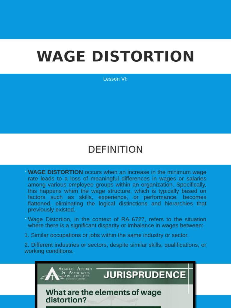 Understanding Wage Distortion Effects | PDF