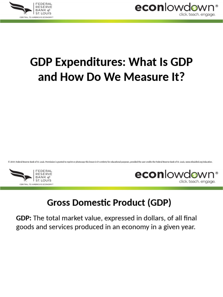 gdp_expenditures_equation | PDF | Gross Domestic Product | Recession
