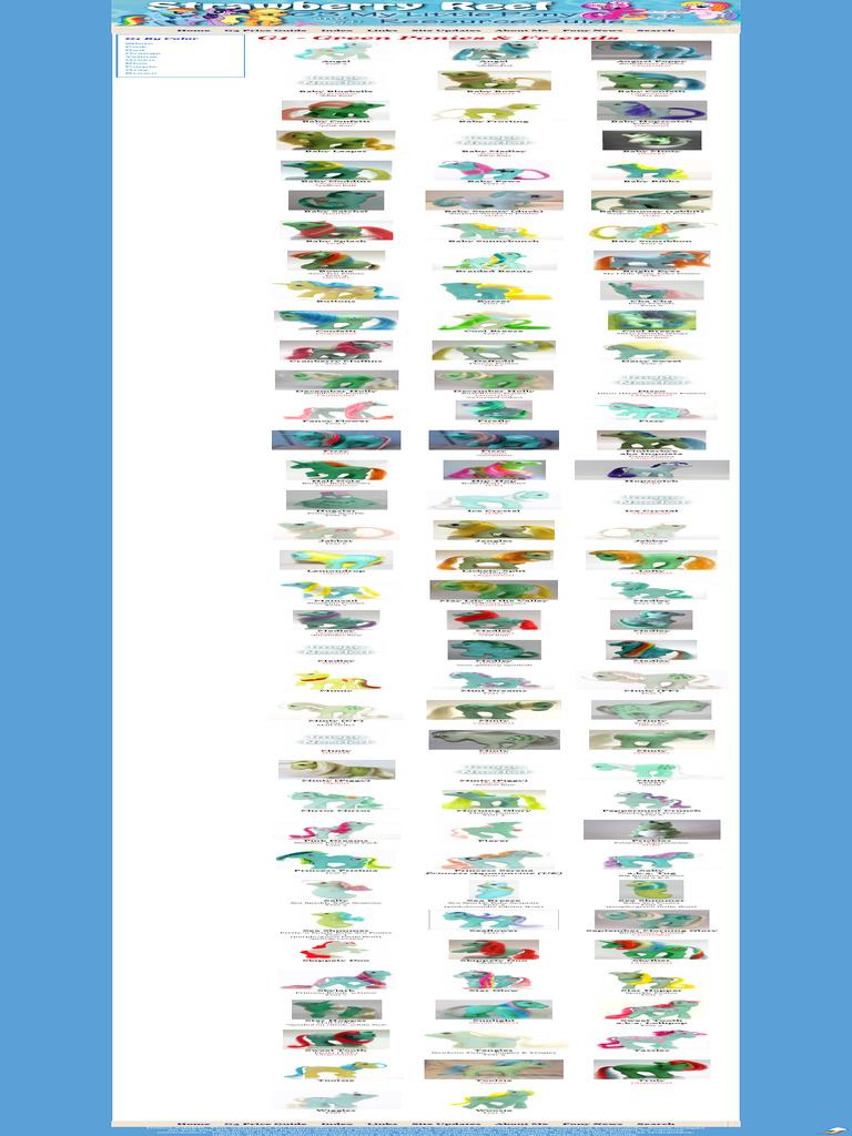 G1 My Little Pony Identification by Body Color | PDF