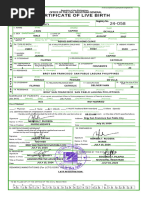 PSA Birth Certificate Sample with QR Code | PDF