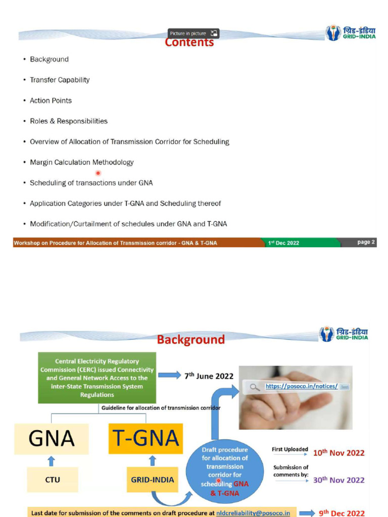 Procedure - GNA and T-GNA 01122022 | PDF