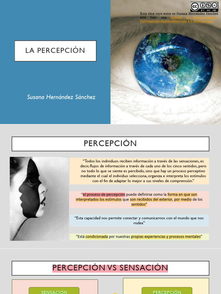 Tema 3. Percepción | PDF | Percepción | Sentidos