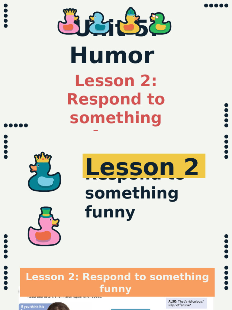 Understanding Humor and Laughter | PDF | Laughter | Jokes