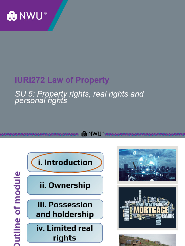 Understanding Real and Personal Property Rights | PDF | Common Law ...