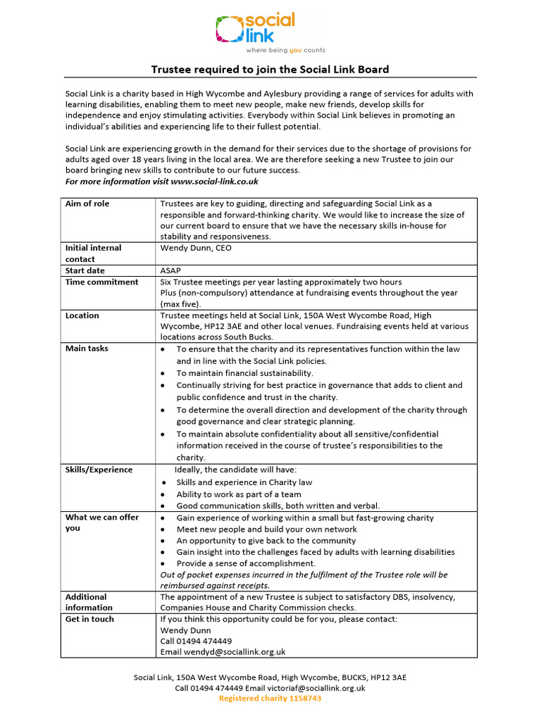 Microsoft Word - Trustee Recruitment - Job Description - Jan20 - FINAL ...