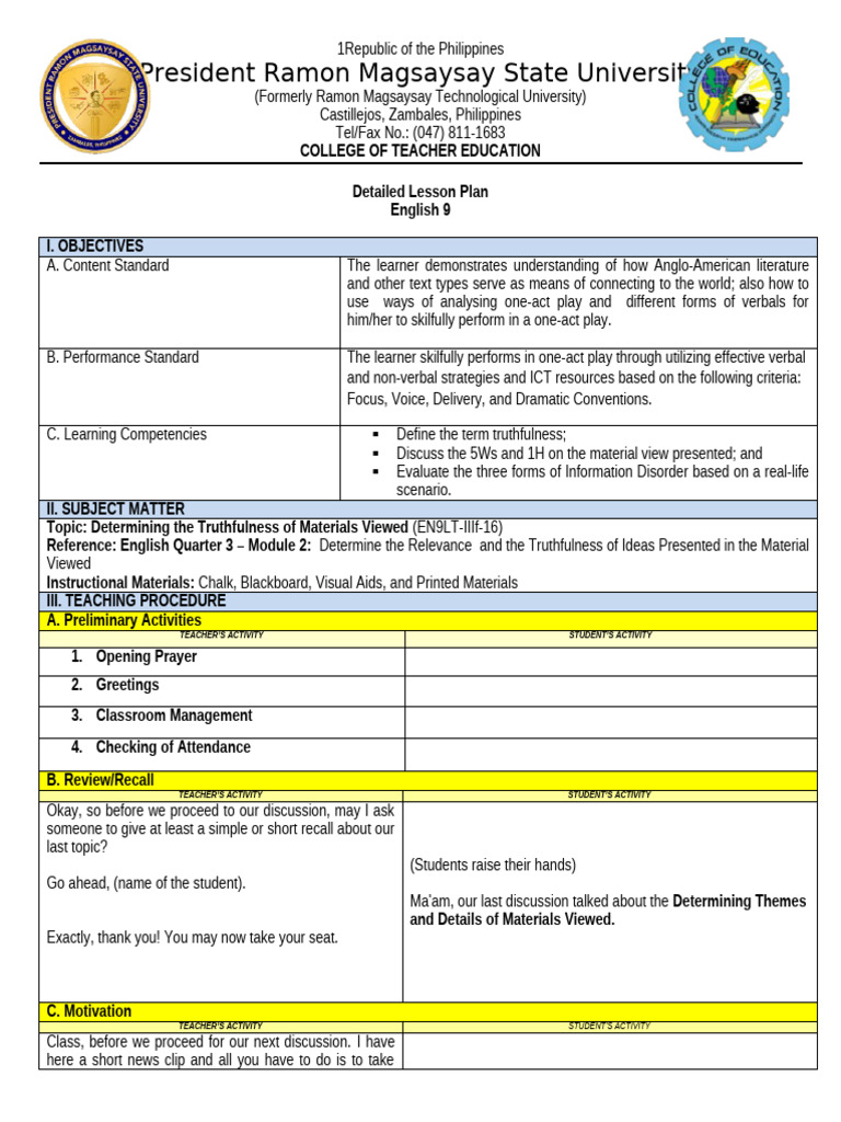 DLP - ENGLISH - Assessment of Learning 2 | PDF | Human Communication