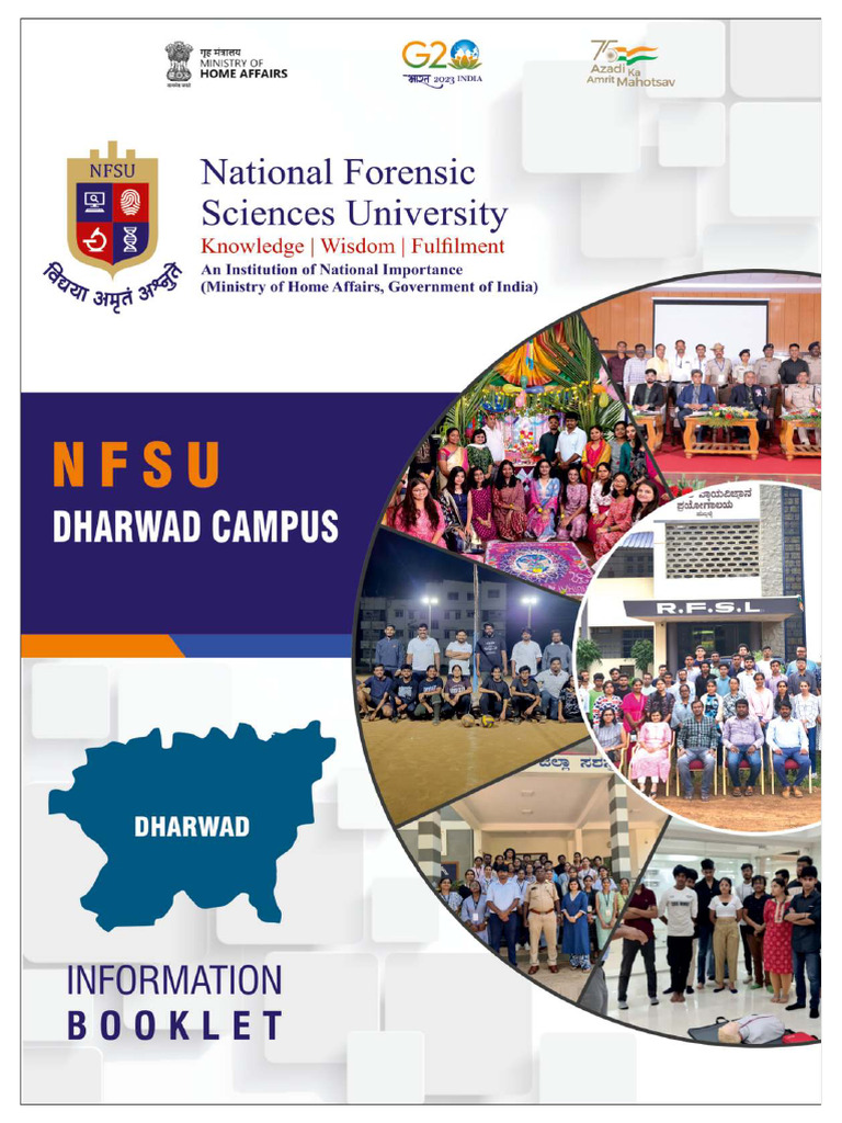NFSU Dharwad - Brochure | PDF