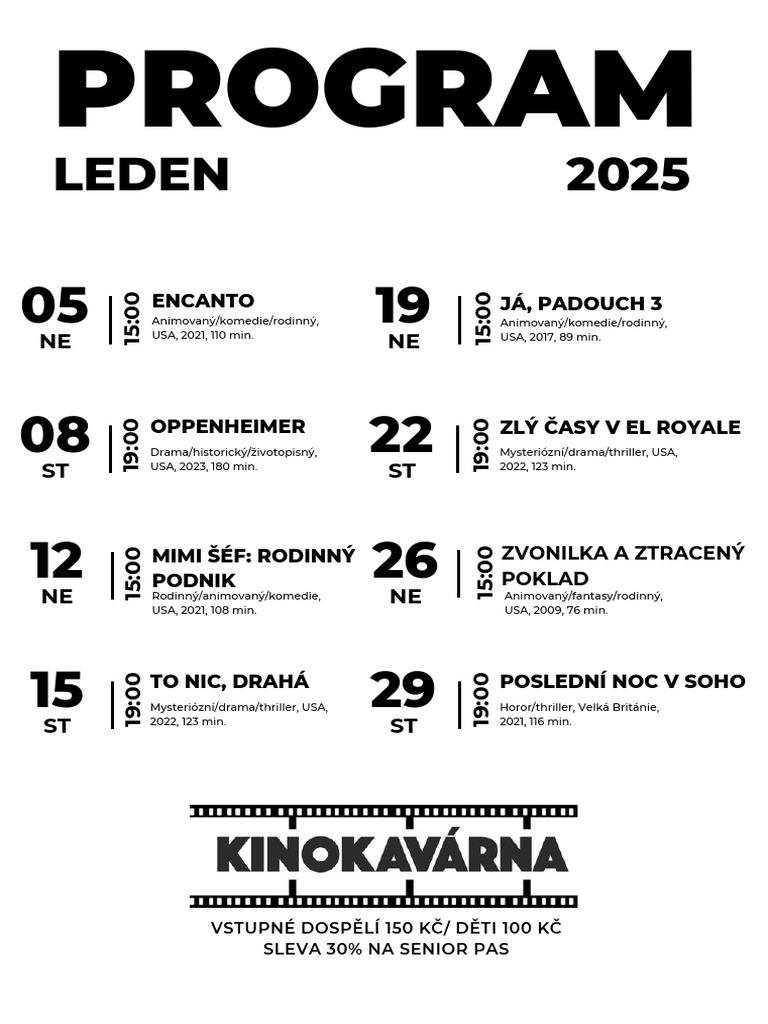 Program Kina Leden | PDF