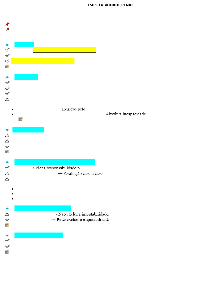 IMPUTABILIDADE PENAL | PDF
