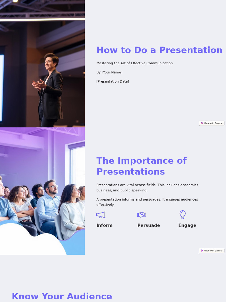Effective Presentation Techniques Pdf Communication Gesture