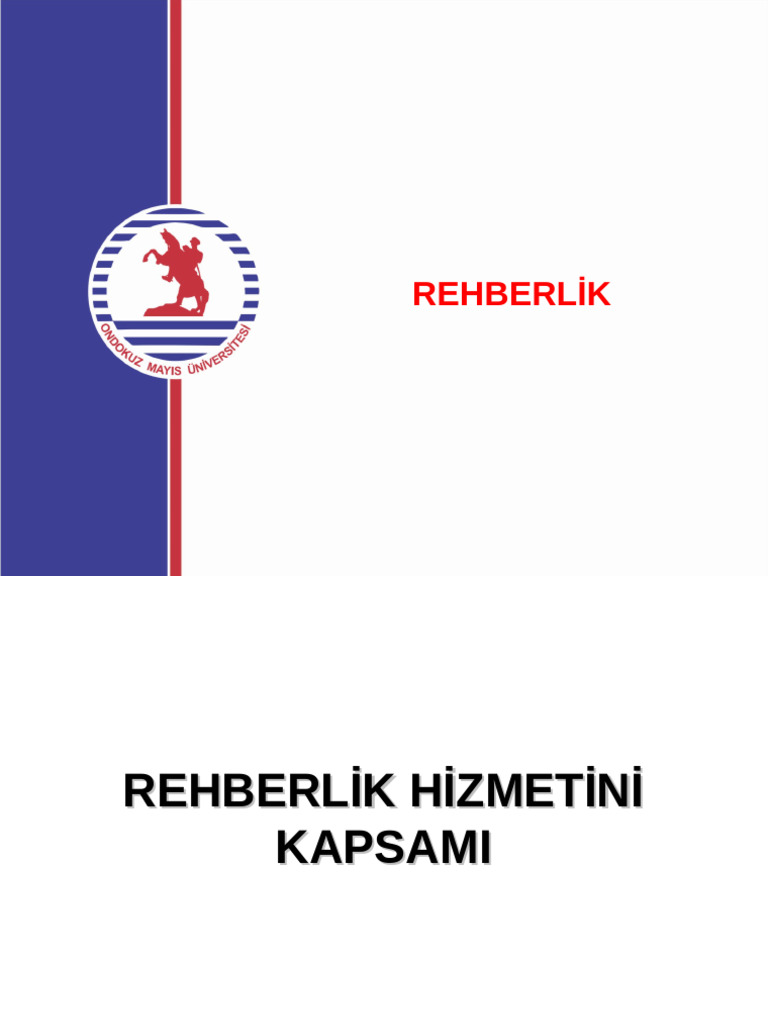 Rehberlik 3 | PDF