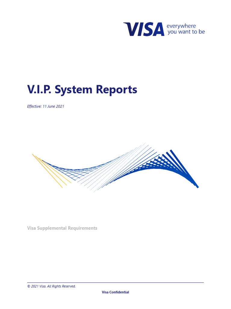 Vip System Reports | PDF | Visa Inc. | Trademark