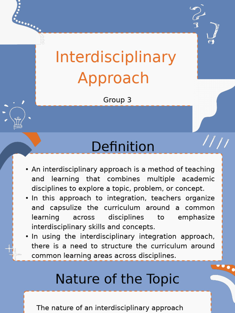 Interdisciplinary Teaching Strategies | PDF | Interdisciplinarity ...