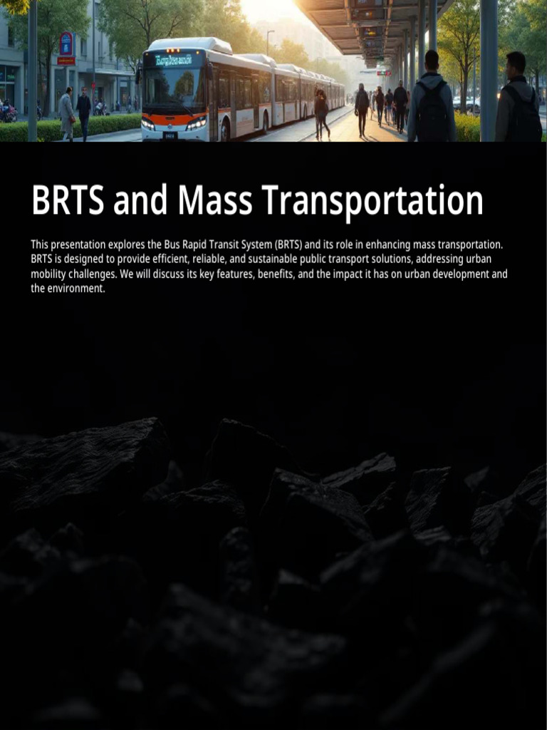 BRTS and Mass Transportation | PDF | Public Transport | Transport