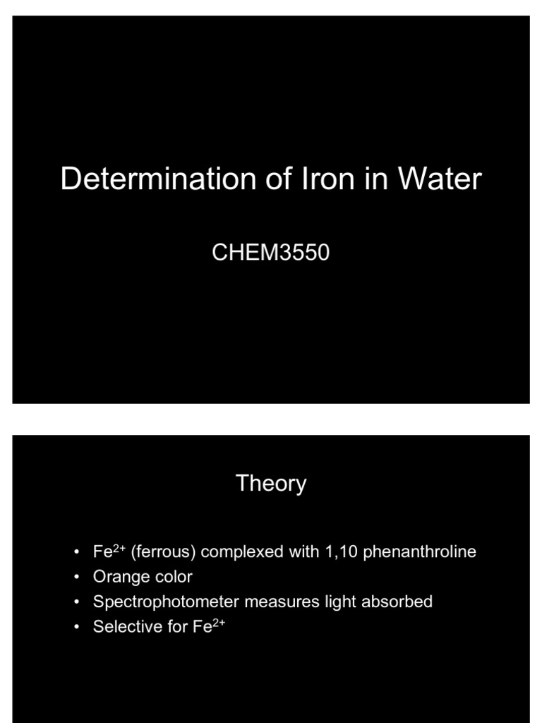 Iron Lab | PDF | Iron | Coordination Complex