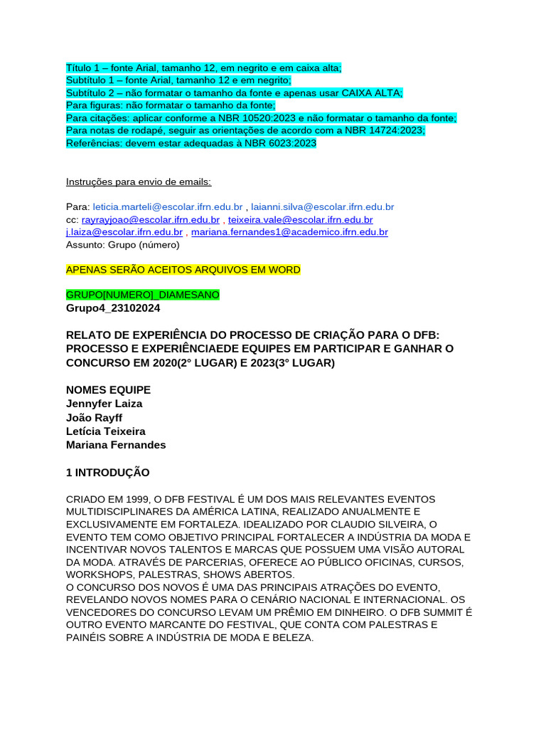 Modelo Capítulo Livro Grupo4 | PDF