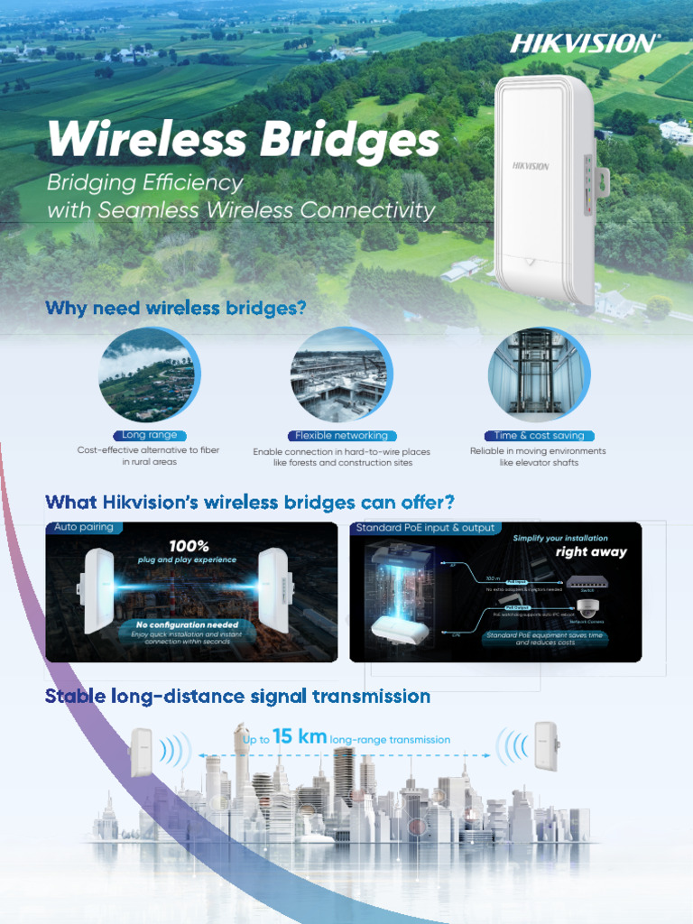 Hikvision - Wireless Bridge Product Family - 2025 | PDF | Electronic ...