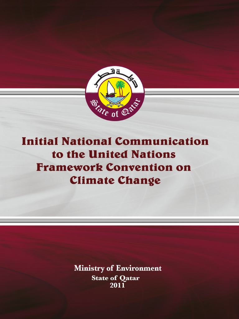 Qatar's Initial Climate Change Report | PDF | United Nations Framework ...
